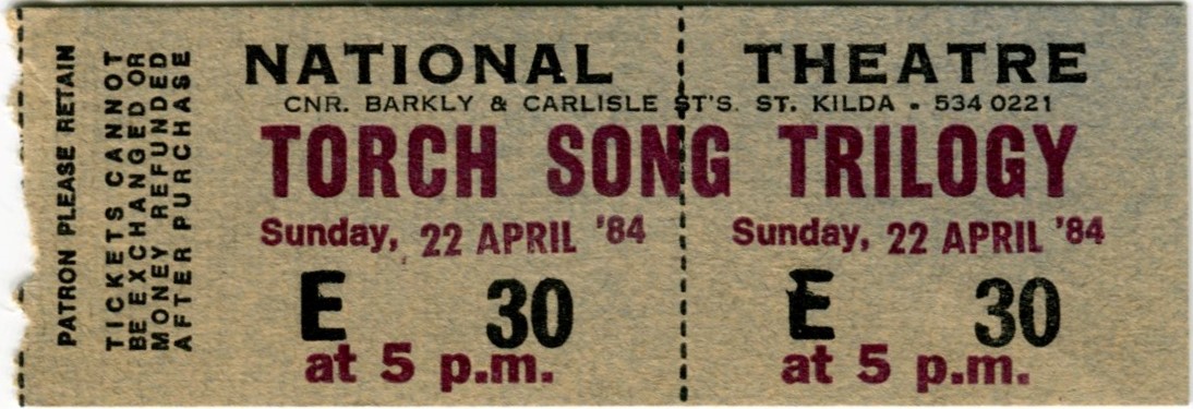 Show your ticket to the usher please